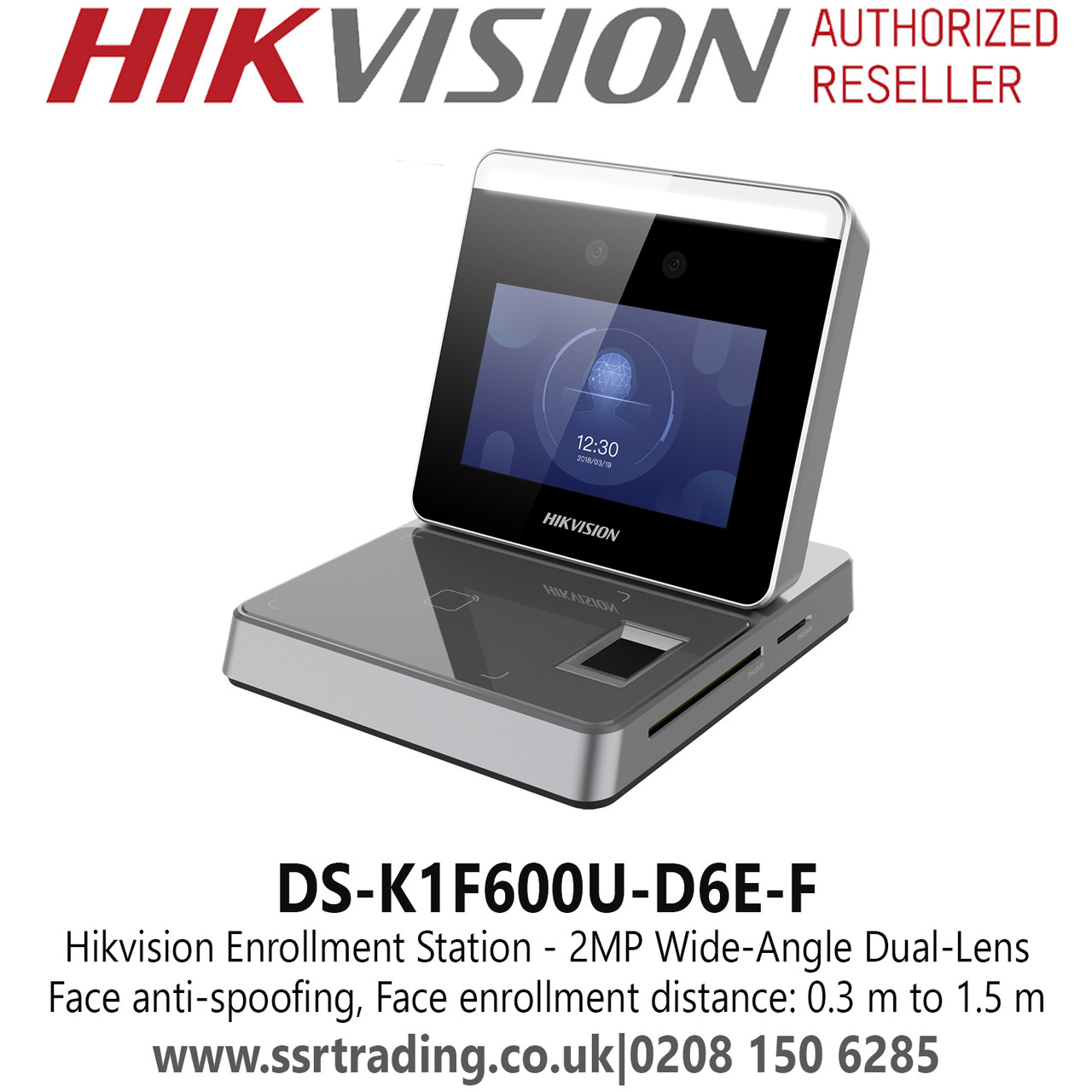 Hikvision Enrollment Station - DS-K1F600U-D6E-F
