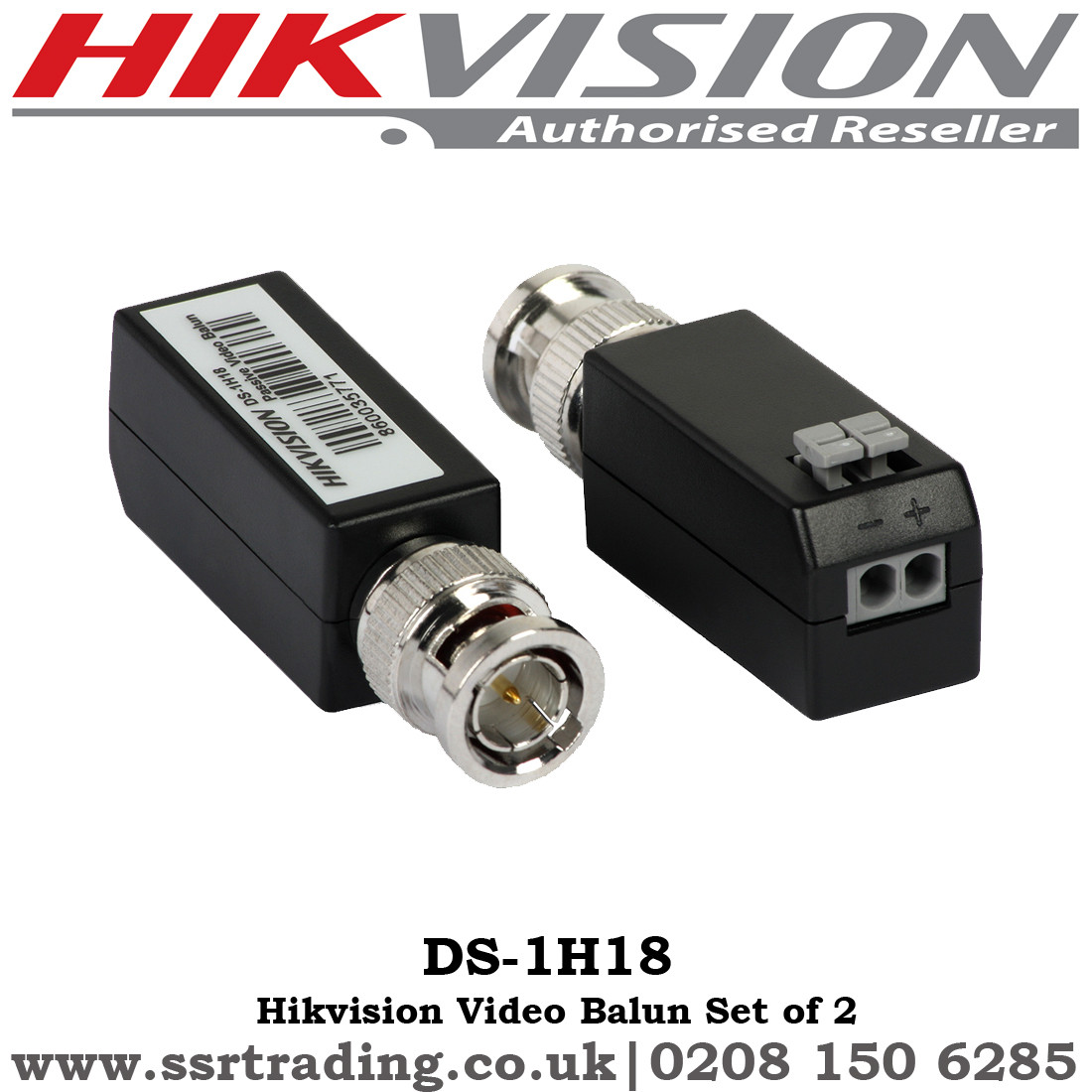 Hikvision Video Balun - DS-1H18