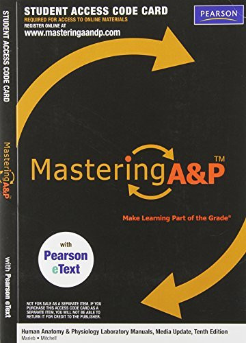 Mastering A&P Access Code by Marieb Elaine N.
