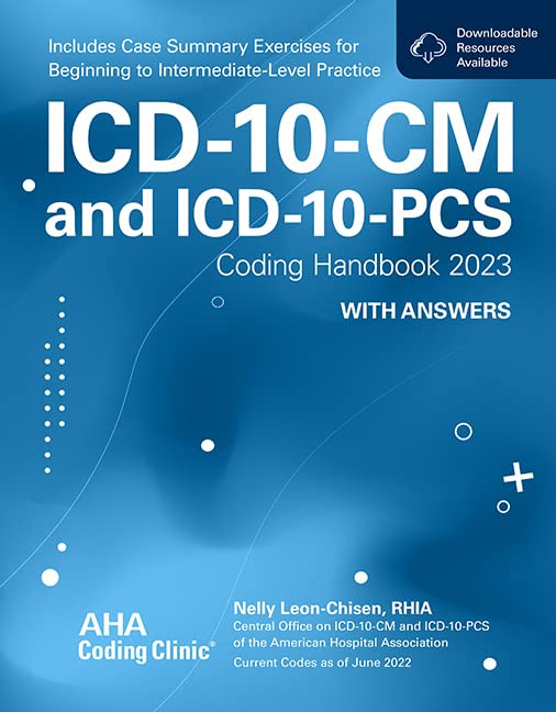 Icd 10 Cm And Icd 10 Pcs Coding Handbook With Answers 2023 By Nelly