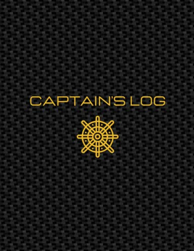 Captain's Log: Large Print Large Size Boat Log Book and Journal by JRG ...