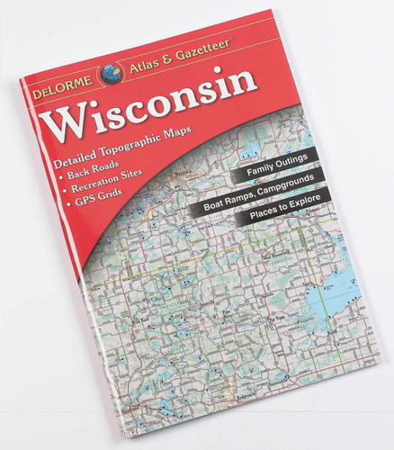 Wisconsin Atlas and Gazetteer by Delorme - American Book Warehouse
