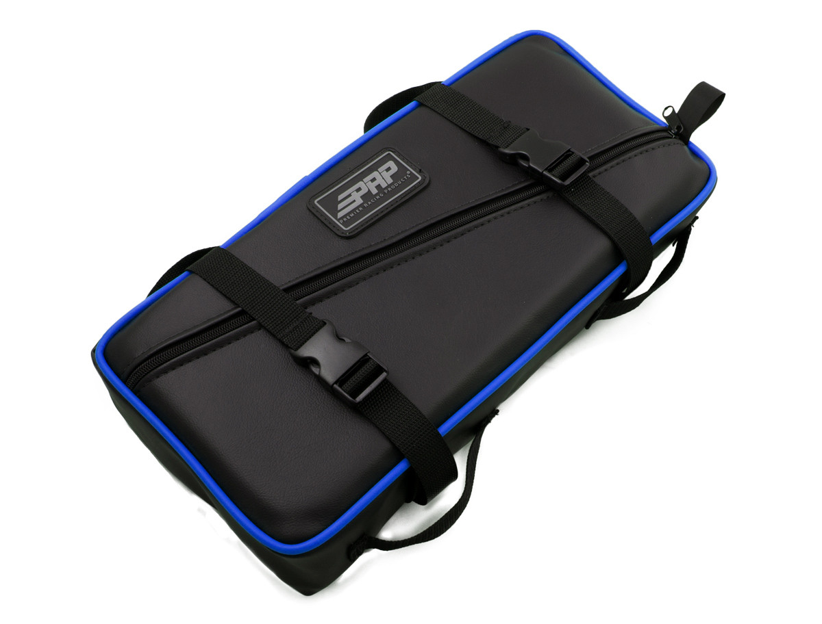 Low Profile Tool Bag Blue With Silver Piping Vinyl Coated Nylon PRP ...