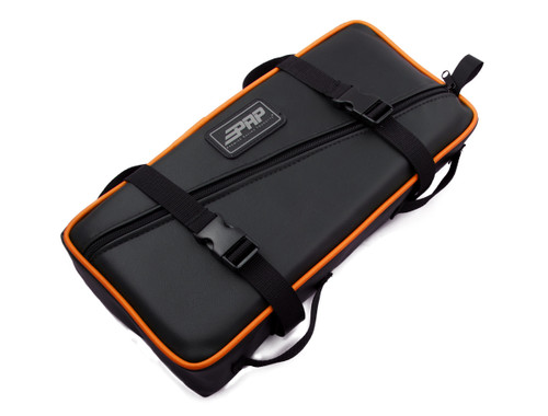 Low Profile Tool Bag Black With Orange Piping Vinyl Coated Nylon PRP ...