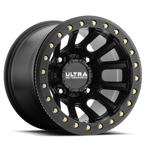 ULTRA MOTORSPORTS 15 X 10" UTV BLACK BEADLOCK WHEEL 4 X 115 -19 OFFSET ...