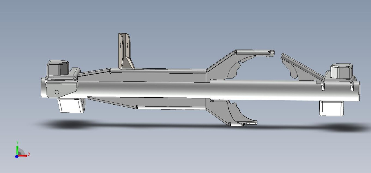 DANA 30 HIGH PINION LOW PROFILE COMPLETE AXLE TRUSS KIT - King Off Road ...