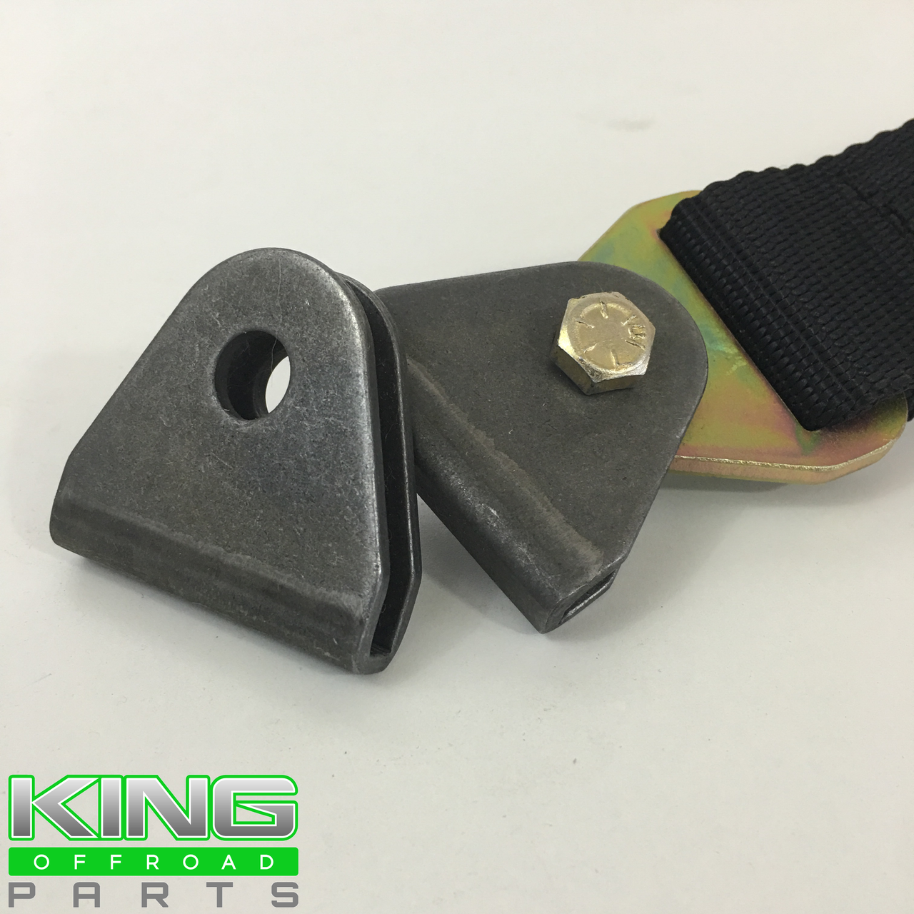 DOUBLE SHEAR LIMIT STRAP / SEAT BELT TAB WITH 1/2" HOLE - King Off Road ...