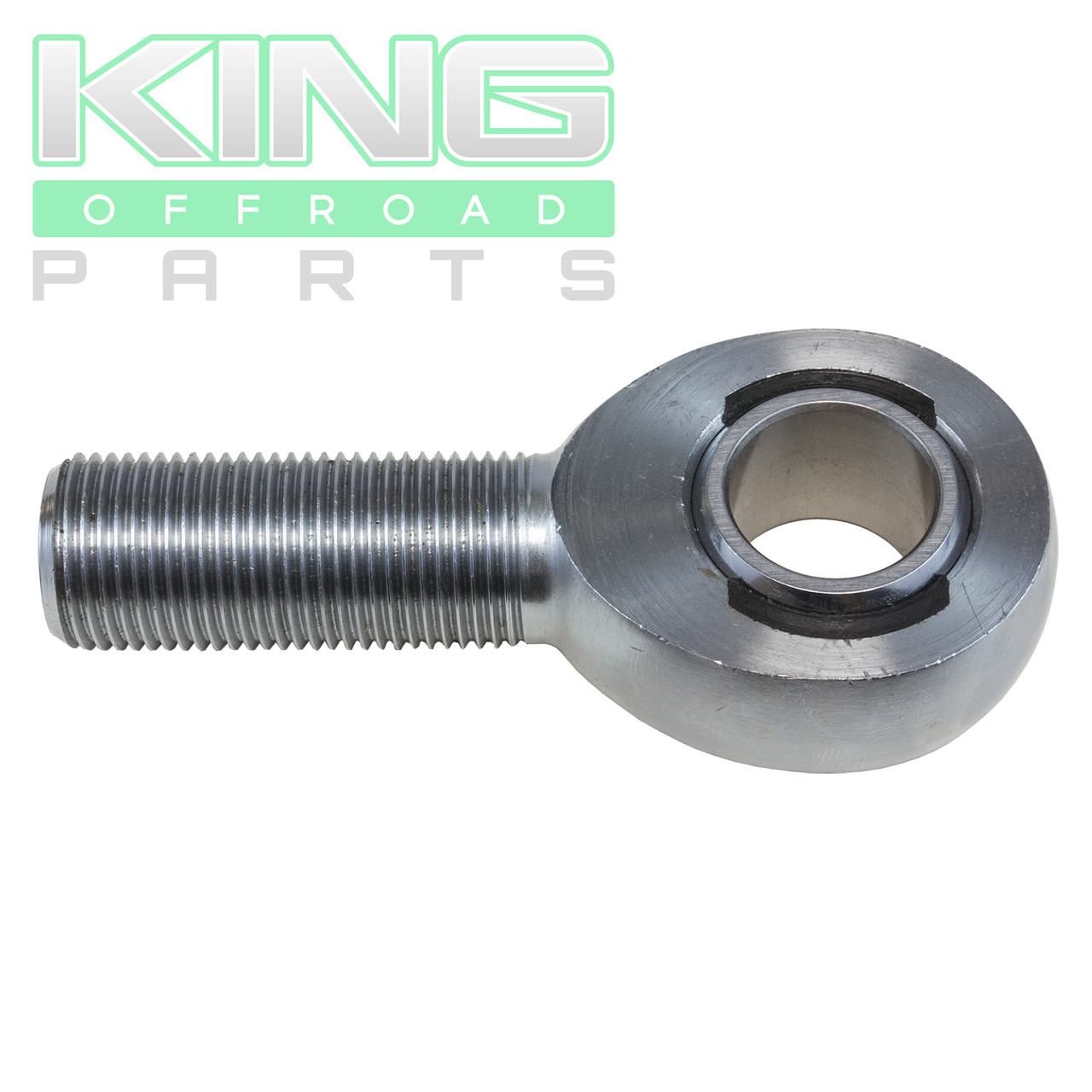 KORP CHROMOLY 1.25" X 1" HOLE ROD END NYLON INJECTED (1.25 X 12 TPI RH ...