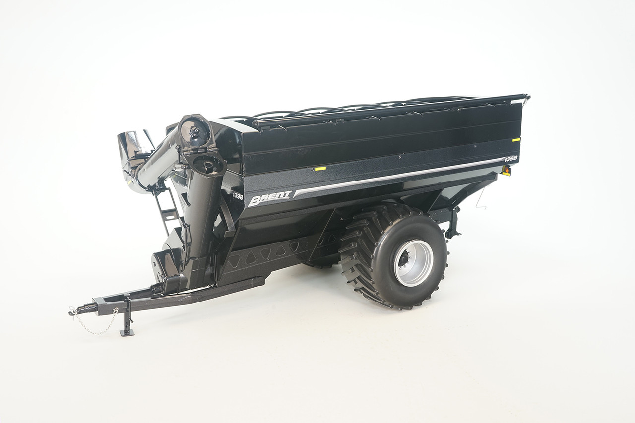 1/16 Brent 1398 Grain Cart with Flotation Tires - Metallic Black