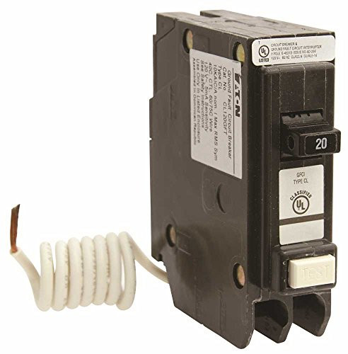 EATON 2493515 Cl Series Single Pole Classified Gfci Breaker, Self-Test ...