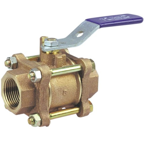"NIBCO, INC." T595Y12 NIBCO T-595-Y Cast Bronze Ball Valve, Three-Piece ...