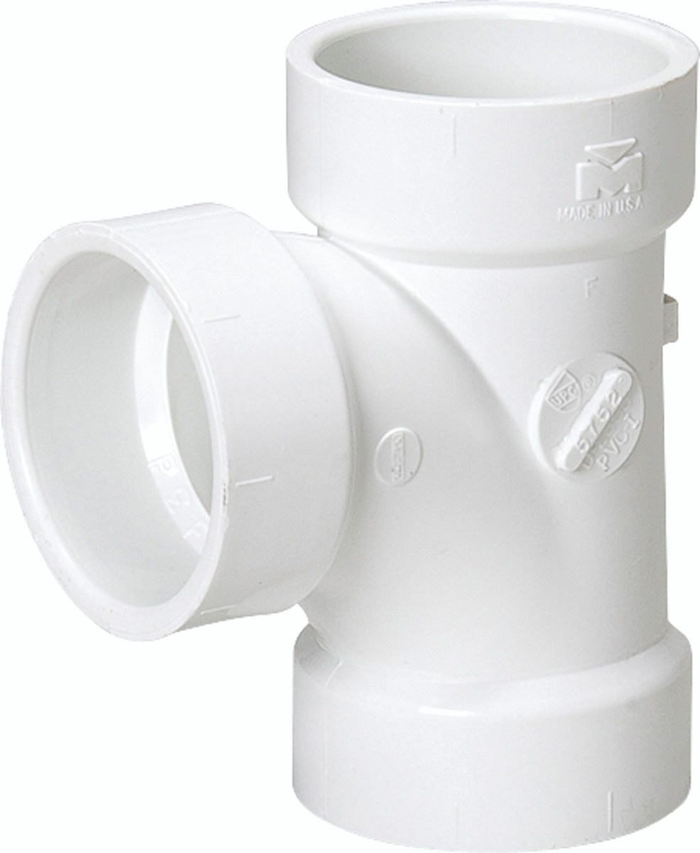Mueller Industries 92154 DWV PVC SANITARY TEE 4"