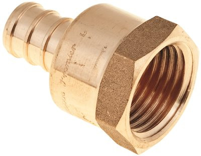 Zurn 134962 PEX® XL BRASS FIRE SPRINKLER NON SWIVEL FEMALE ADAPTER, 1 ...