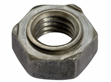 M8-1.25 Hex Weld Nut, DIN 929, Plain (2000/Bulk Pkg.) - AFT Fasteners