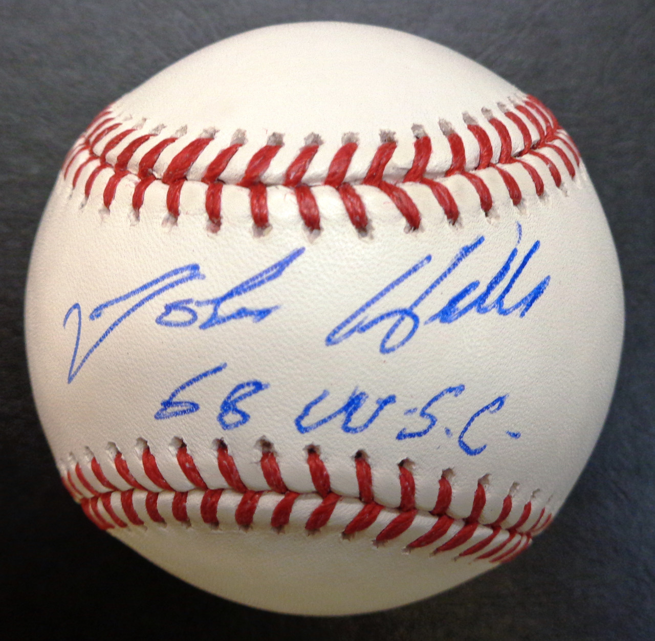John Hiller Autographed Official Major League Baseball w/ "68 W.S.C ...