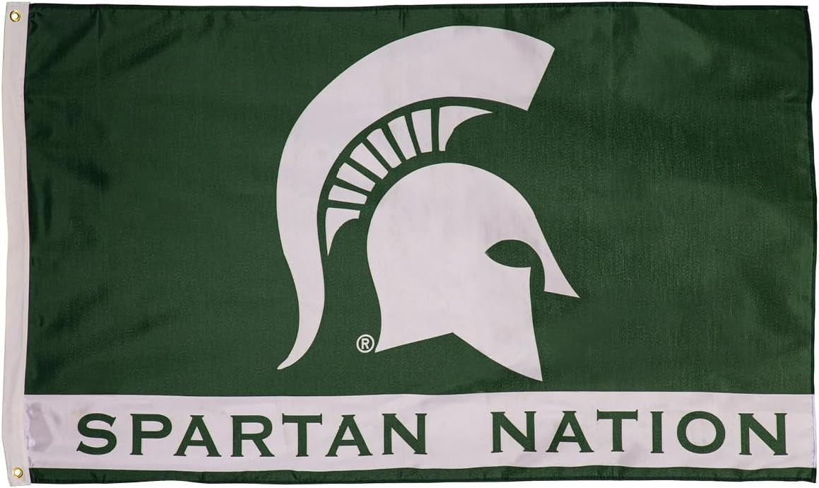 Michigan State University BSI Products Premium 3x5 Flag - Spartan ...