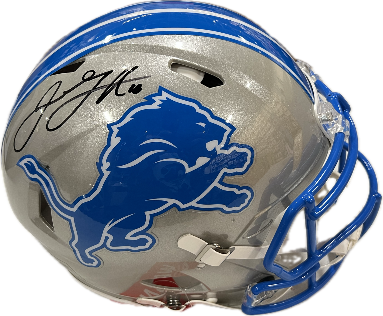 Jared Goff Autographed Detroit Lions 2024 On Field Full Size Authentic ...