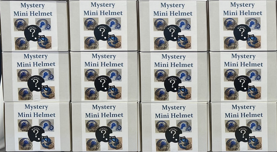 DC Sports Mystery Autographed Mini Helmet Box - Detroit City Sports
