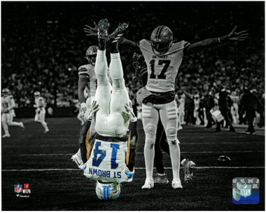 Amon-Ra St. Brown Autographed 16x20 #1 - Headstand (Show Pre-Order ...