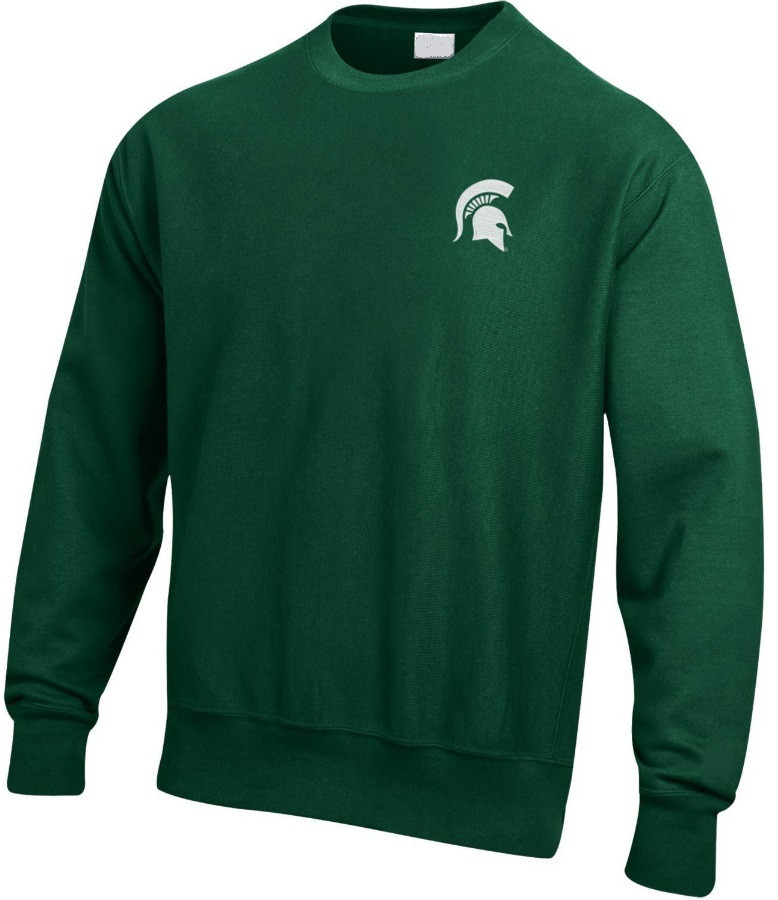 Michigan State University Men's Antigua Victory Crew Sweatshirt ...