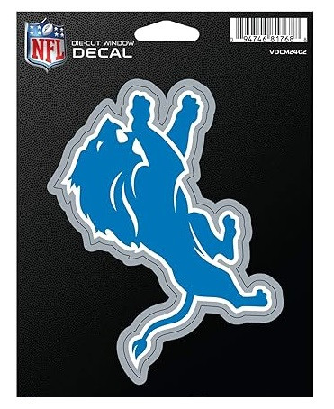Detroit Lions WinCraft 5" x 6" Decal - Detroit City Sports