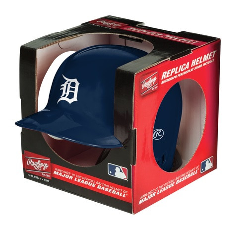 Detroit Tigers MLB Rawlings Replica MLB Baseball Mini Helmet - Detroit ...
