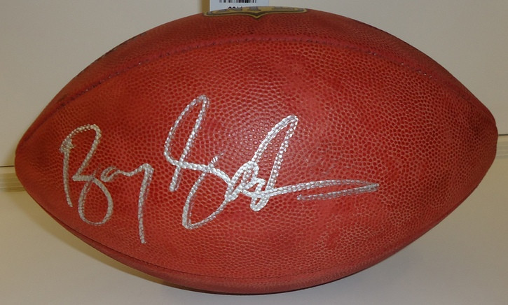 Barry Sanders Autographed Official NFL Football - Detroit City Sports