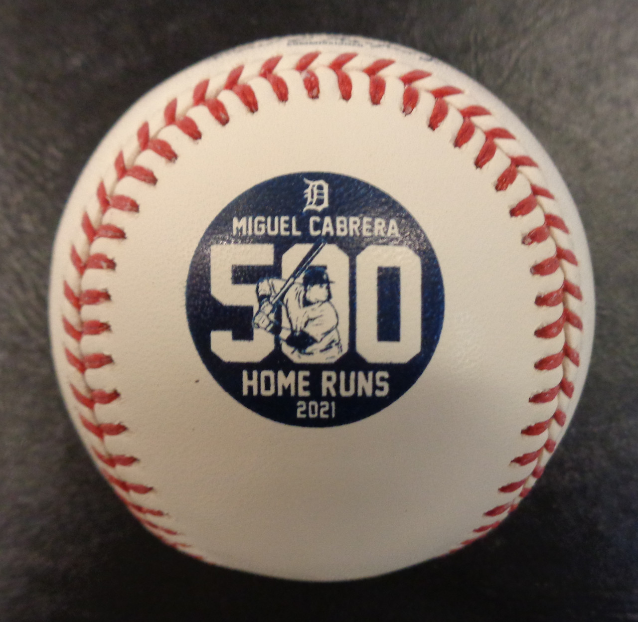 Miguel Cabrera 500 Home Run Logo Rawlings Official Major League ...