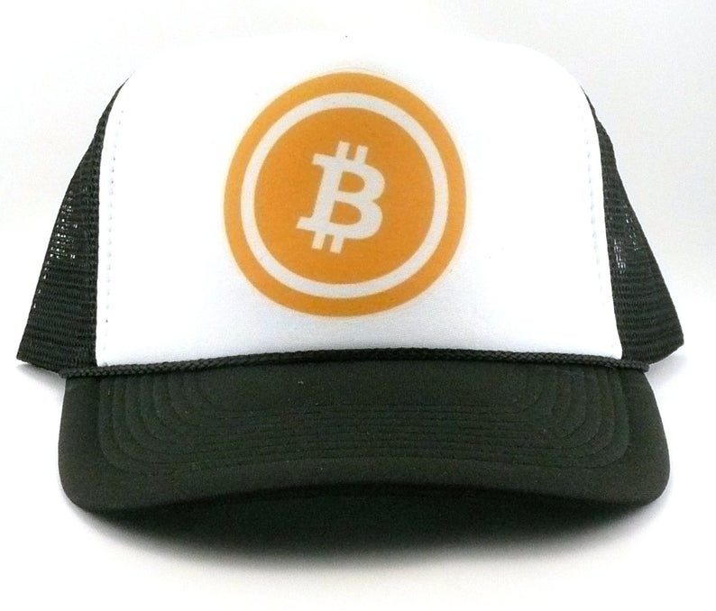Bitcoin Trucker Hat, Bitcoin Hat, Bitcoin, Mesh Hat, Trucker Hat, Snap ...