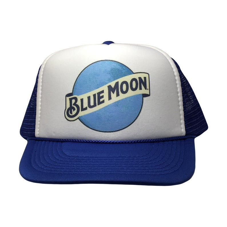 Blue Moon Beer Hat, Blue Moon Beer Trucker Hat, Blue Moon Beer, Beer Hat, Trucker Hat, Mesh Hat ...