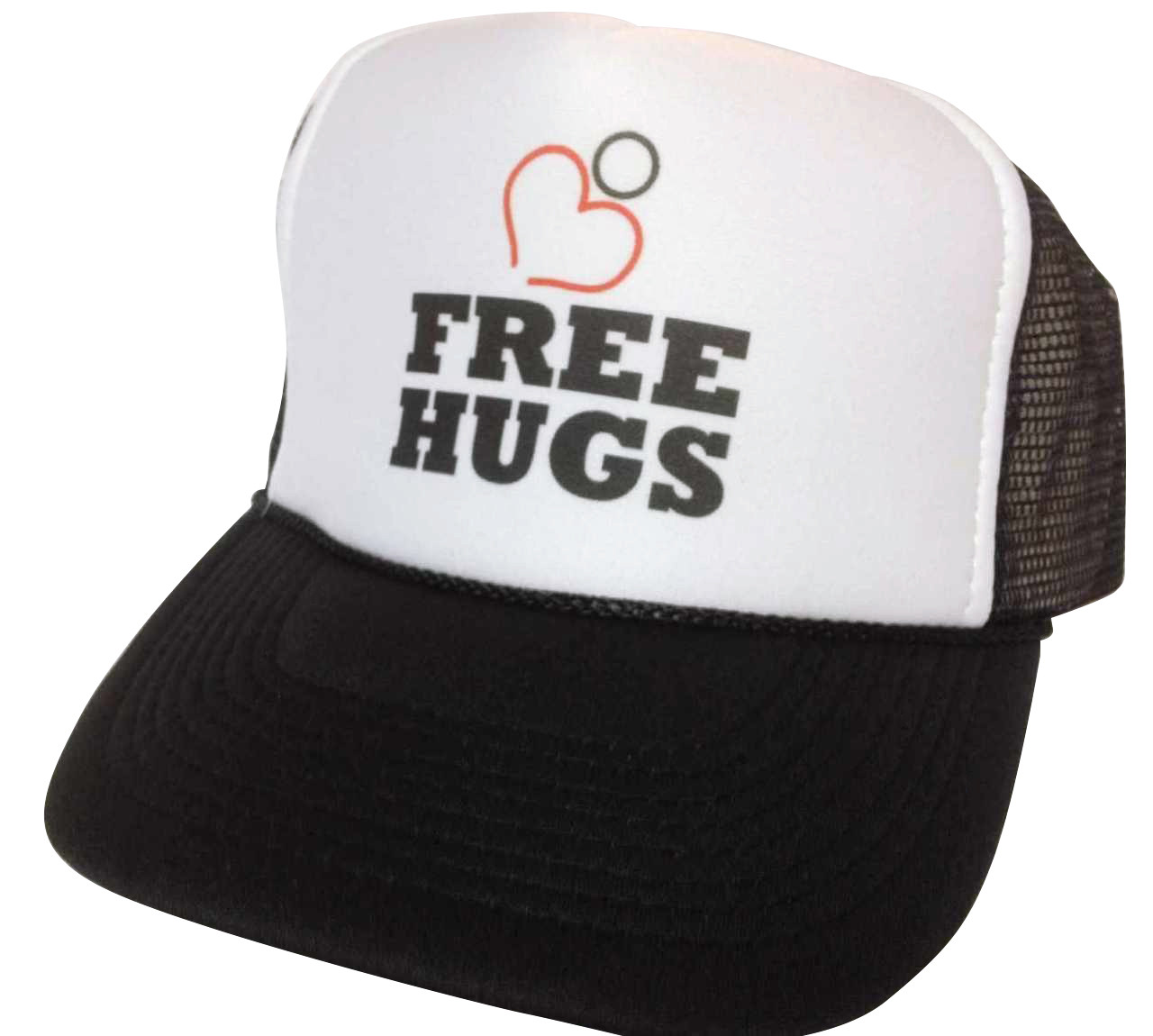 Free Hugs Hat, Trucker Hatm Mesh Hat, Snap Backs