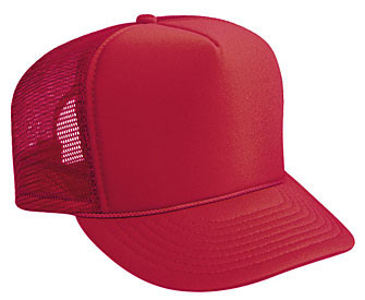 RED MESH Hat, Plain Hat, Blank Hat, Trucker Hat, Mesh Hats