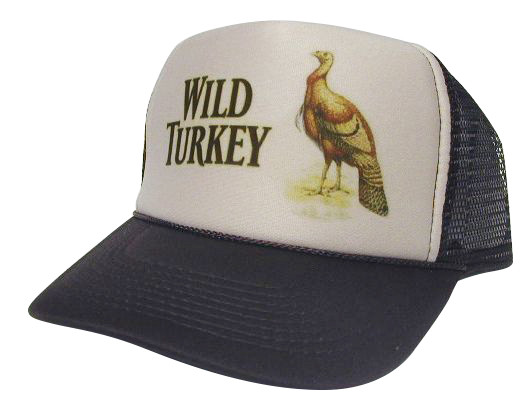 Wild Turkey Whisky Hat, Trucker Hat, Liquor Hat, Brands Hats