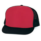 Red Front Black Mesh Hat, Trucker Hats, Mesh Hats, Blank Hat