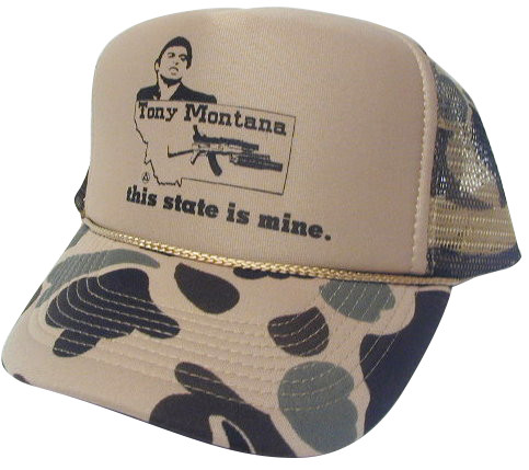 Scareface Hat, Tony Montana Hat, Trucker Hat, Movie Hat