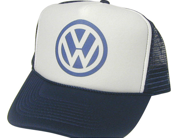 VW Hat, VW STREET RACER Hat, Trucker Hat, Trucker Hats, Mesh Hat