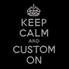 Custom Keep Calm Rhinestone Iron On Transfer
