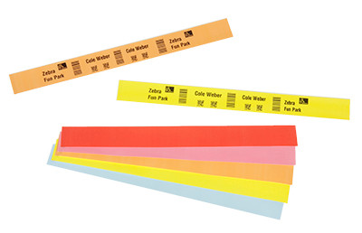 ZEBRA Z BAND SPLASH PKT/6 YELLOW HC100 - Ansutek Commercial