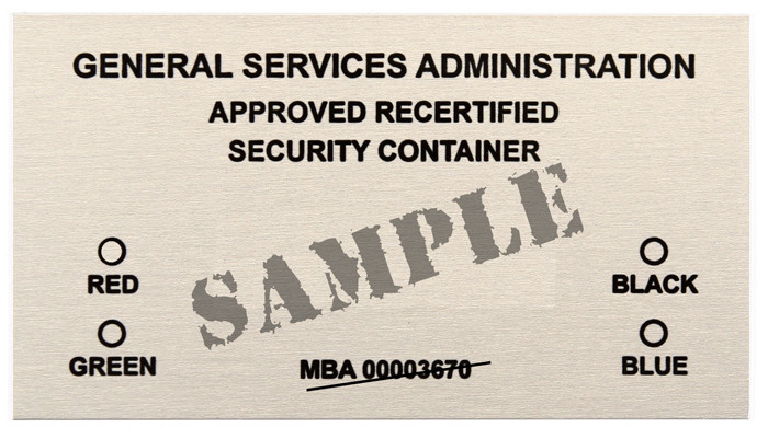 GSA RECERTIFICATION LABEL PACK - MBA USA, Inc.