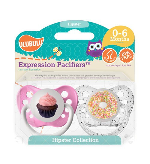 Ulubulu Cupcake & Donut Pacifiers 0-6M (Girl) - Parents' Favorite