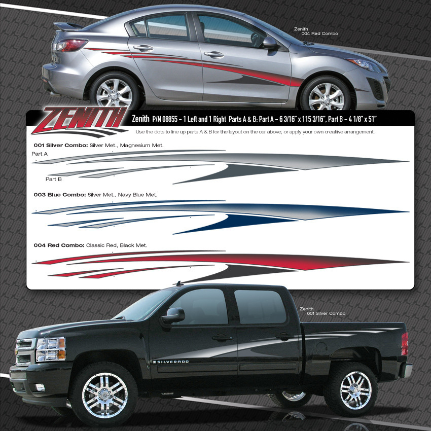 ZENITH : Automotive Vinyl Graphics Shown on Chevy Silverado - MoProAuto ...