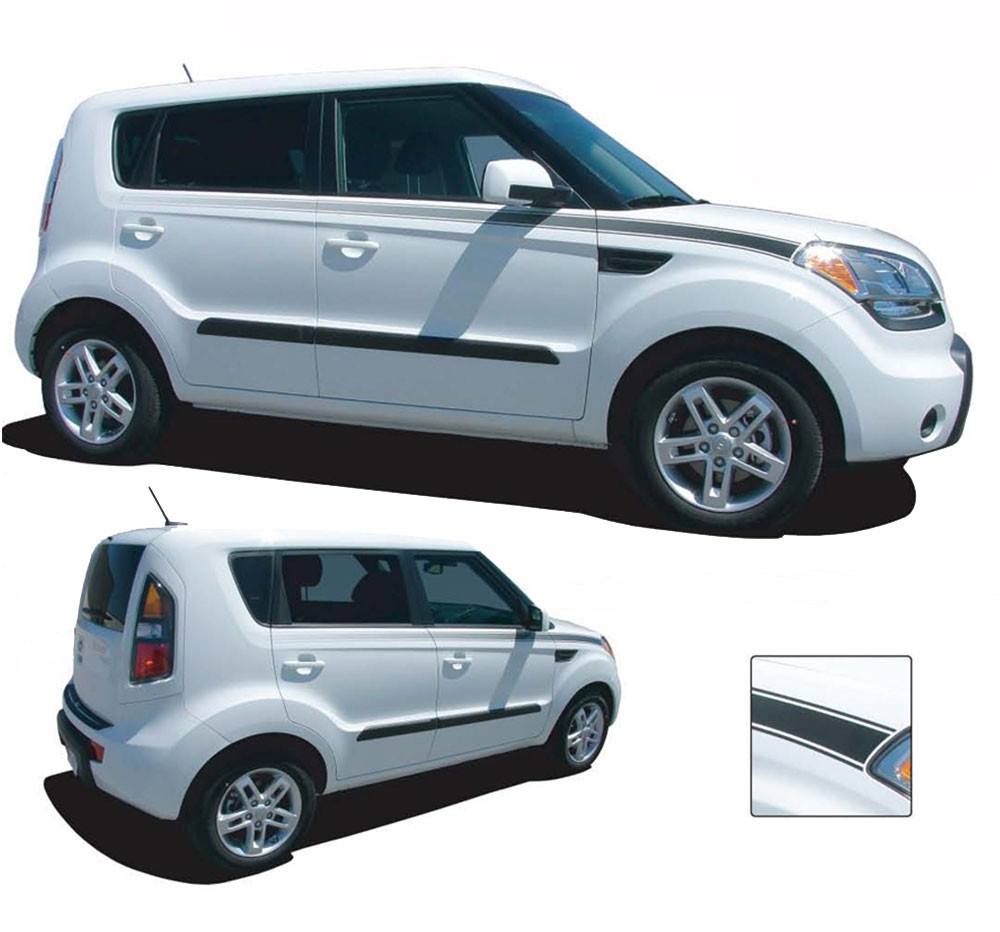SOUL R : Vinyl Graphics Kit Engineered to fit the 2010 2011 2012 2013 ...