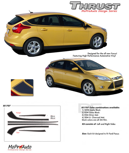 THRUST | 2012-2017 Ford Focus Vinyl Graphics Kit - MoProAuto ...