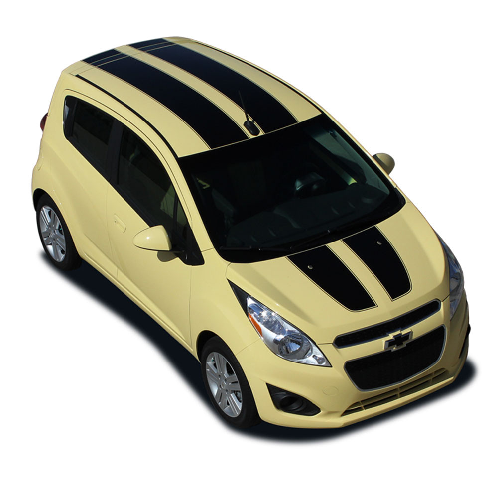 SPARK RALLY | Chevy Spark 2013-2015 Vinyl Graphics Stripe Decal Kit ...