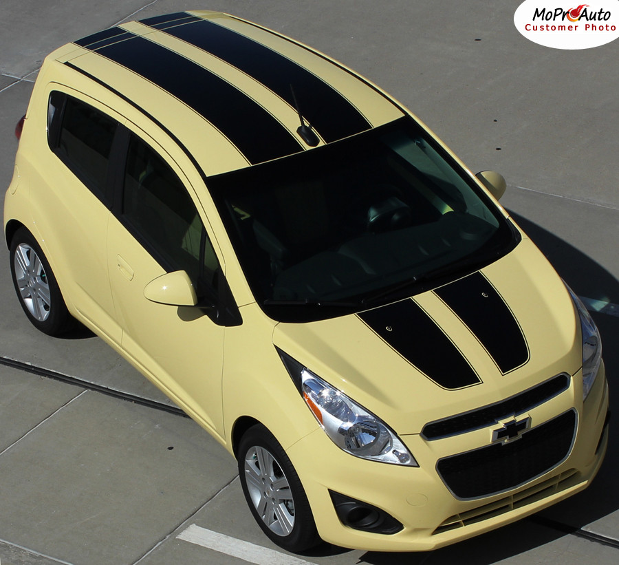 SPARK RALLY : Chevy Spark 2013 2014 2015 Vinyl Graphics Stripe Decal ...
