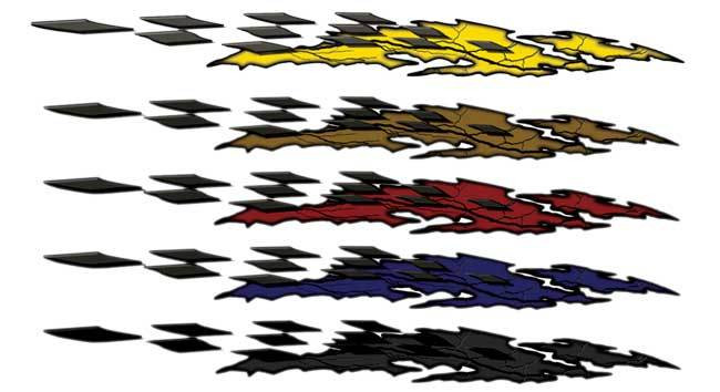 OUTCAST : Automotive Vinyl Graphics and Decals Kit - Shown on MIDSIZE ...