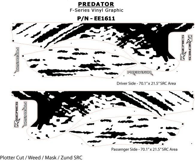 PREDATOR : 2009 2010 2011 2012 2013 2014 Ford F-Series "Raptor" Style ...