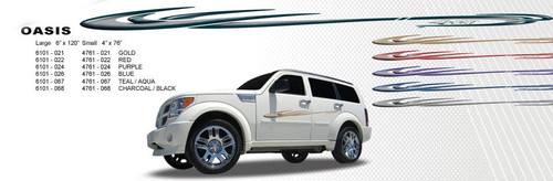 OASIS : Automotive Vinyl Graphics and Decals Kit - Shown on DODGE NITRO ...