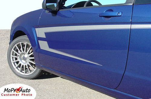 PIERCE | 2008-2011 Ford Focus Stripes Decals Vinyl Graphics Kit ...
