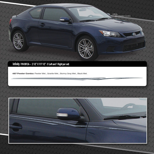 INFINITY : Automotive Vinyl Graphics Shown on Toyota Small Compact ...